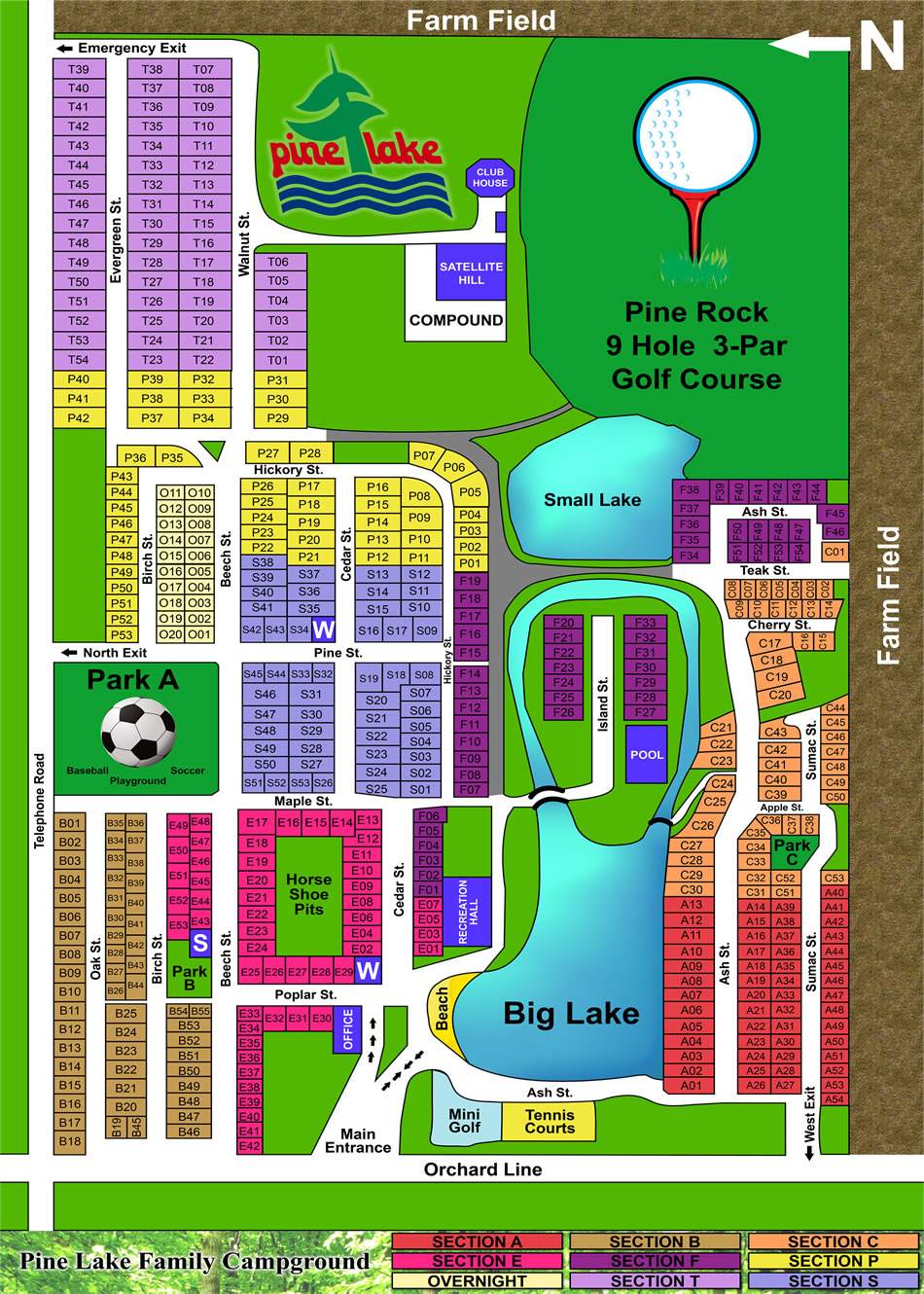 Map | Pine Lake Campground